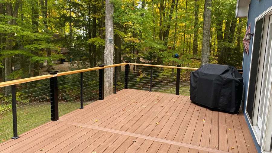Discover Elegant Cable Post Railings for Your Space - CR Fence & Rail