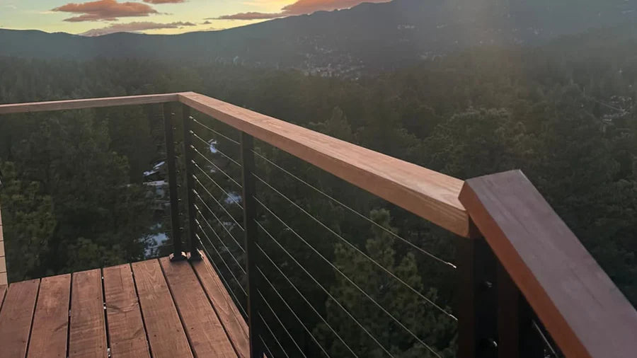 Discover Elegant Cable Post Railings for Your Space - CR Fence & Rail